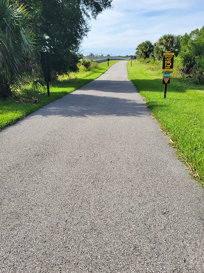 The path less traveled beckons with a speed limit that forces you to slow down and notice life's details.