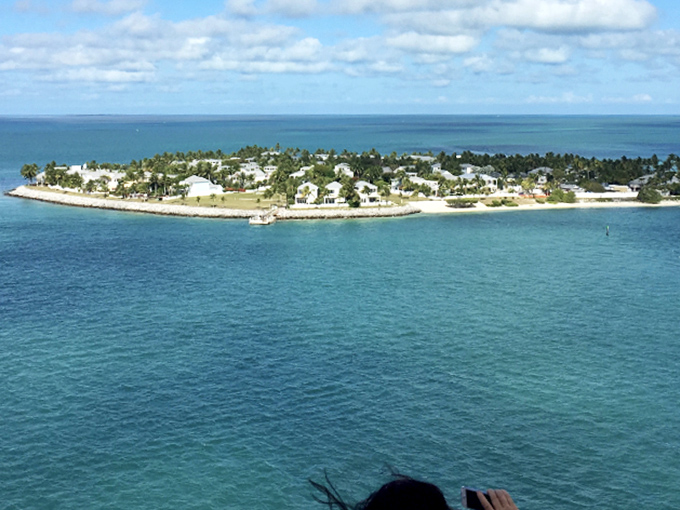 Even on cloudy days, Sunset Key maintains its magic&mdash;the moody skies creating a dramatic backdrop for this island paradise.