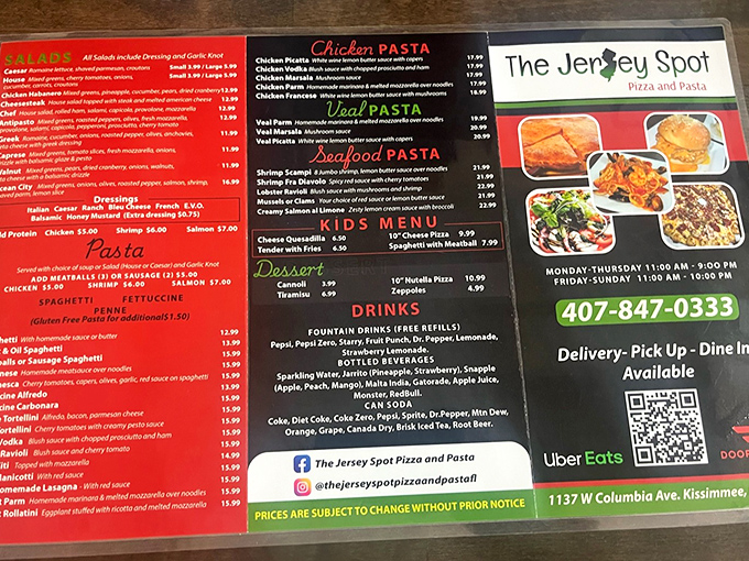 A treasure map of culinary delights with 27 pizza varieties that will have you planning return visits before you've finished your first slice.