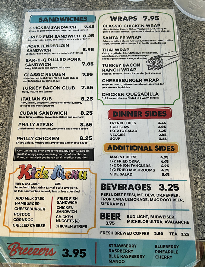 The menu reads like America's greatest hits, from Cuban sandwiches to Philly steaks, proving this place takes the "and More" part seriously.