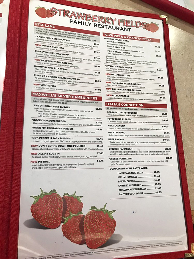 The menu reads like a greatest hits album of comfort food classics, with creative Beatles-inspired names that'll have you humming while you decide.