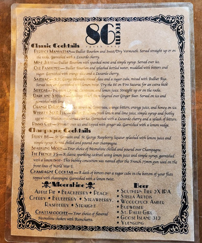 The cocktail menu reads like a love letter to mixology's golden age &ndash; classics perfected and new favorites waiting to be discovered.