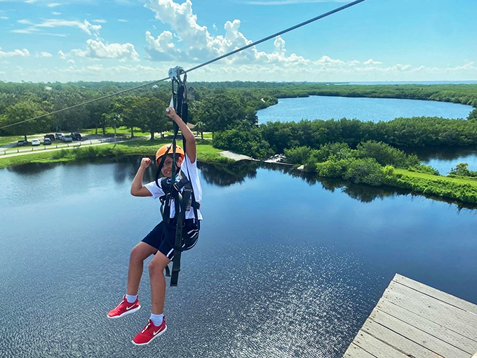 Even the youngsters discover their inner daredevils here, proving courage doesn't always come with a driver's license.