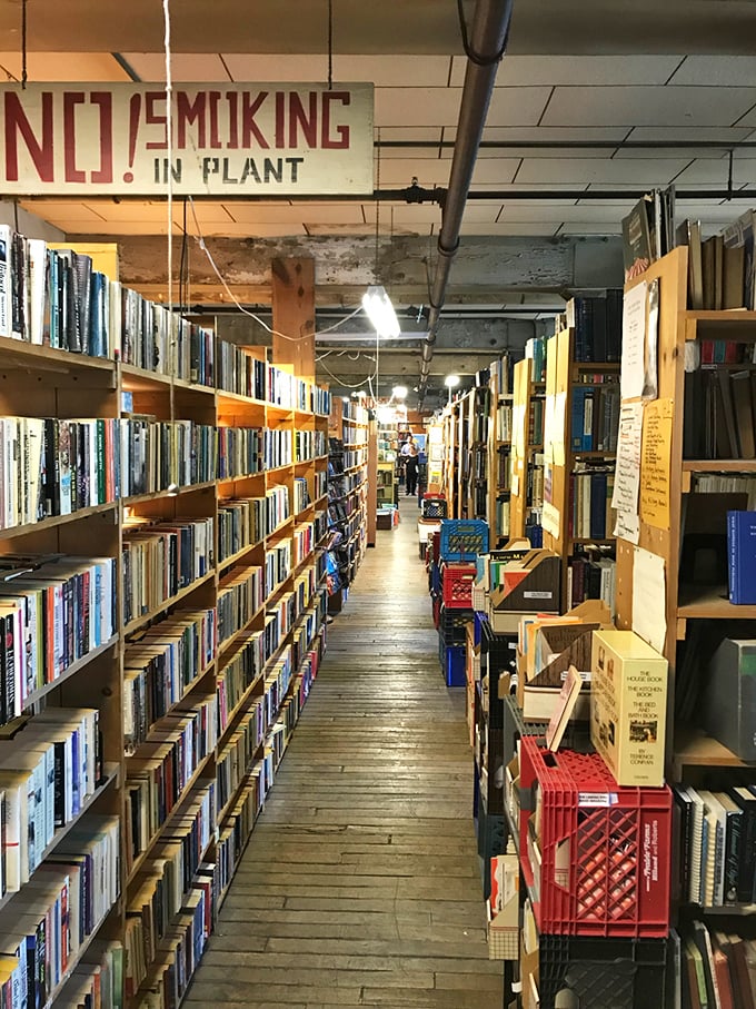 The wooden floors creak beneath your feet as you navigate this literary labyrinth, where unexpected discoveries wait around every corner.