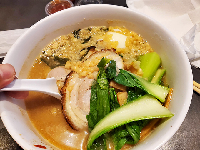 Steam rises from this Pho-Rieza bowl like the dramatic entrance of an anime villain &ndash; except this one's here to make your taste buds surrender.