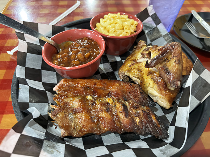 Fall-off-the-bone perfection meets hickory-kissed bark. These St. Louis-style ribs don't just satisfy hunger – they create lifelong cravings and barbecue dreams.