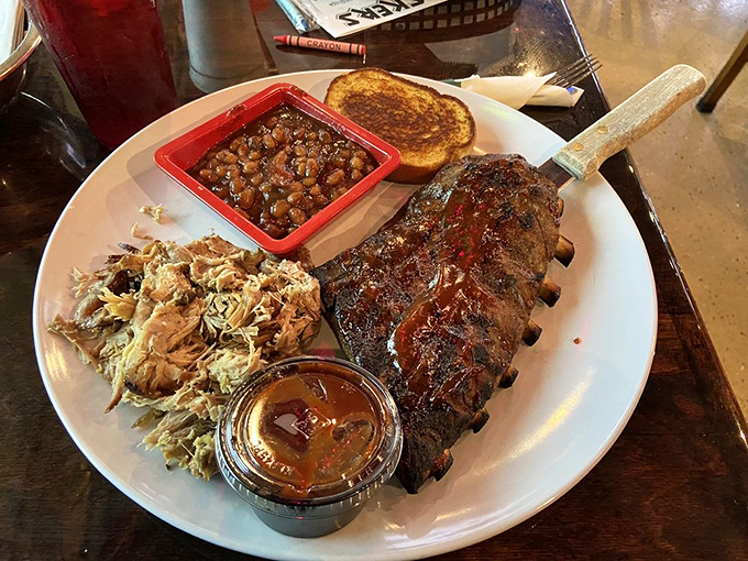 Fall-off-the-bone spare ribs glistening with that signature sauce – the headlining act that's earned standing ovations across Florida.