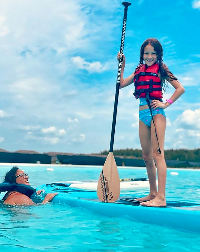 Stand-Up Paddleboarding Young adventurers discover their sea legs while parents secretly hope they don't have to demonstrate their own balancing skills.