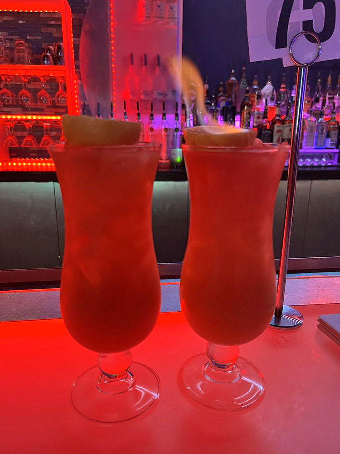 These tropical concoctions bring the heat while surrounded by ice &ndash; like sipping summer in the middle of winter, with garnishes that pop.