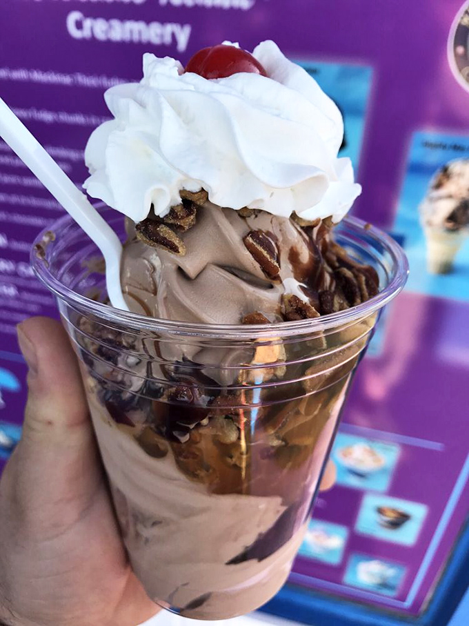 This Turtle Parfait isn't just dessert&mdash;it's architecture, with layers of chocolate custard, caramel, and pecans creating a skyscraper of satisfaction.