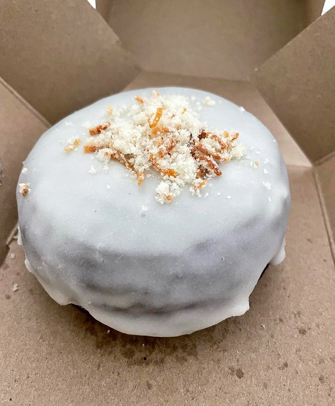 Ube Pina Colada: Purple perfection meets tropical paradise &ndash; this glazed beauty combines Filipino tradition with Caribbean flair in one stunning bite.