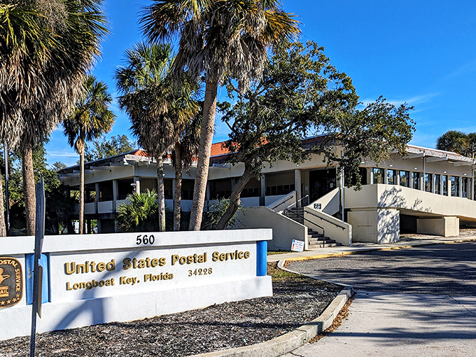 Even running errands feels like a vacation when your post office is surrounded by swaying palms and island breezes.