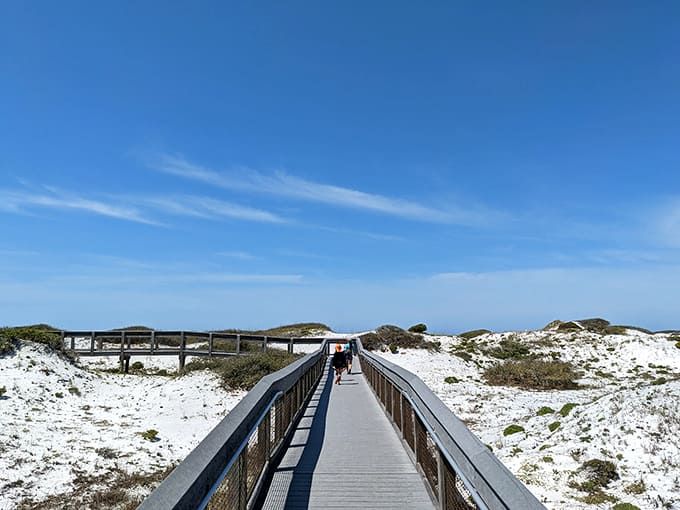 The boardwalk to paradise &ndash; where every step brings you closer to that "I can't believe this is real" moment.