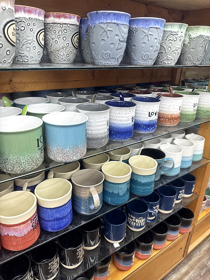 Mugs: Morning coffee gets a coastal upgrade with these handcrafted ceramic mugs, bringing beachy vibes to your daily caffeine ritual.