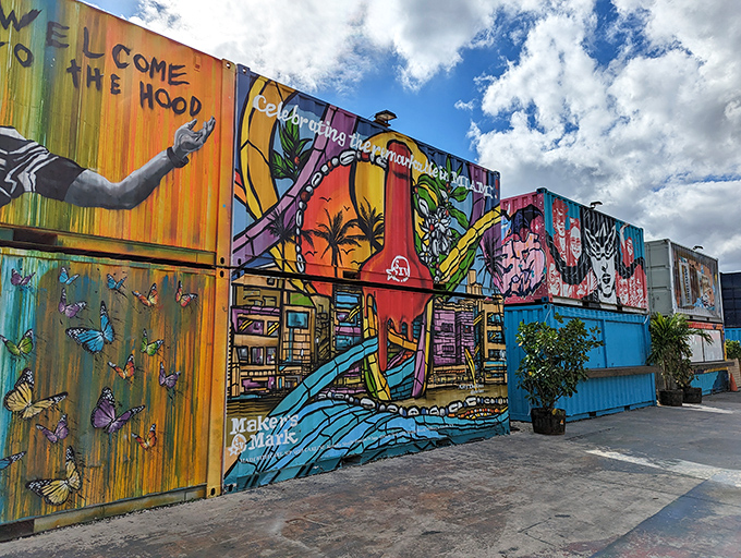 These aren't just walls &ndash; they're stories told in spray paint. Wynwood's murals transform industrial containers into a walkable, ever-changing art gallery.