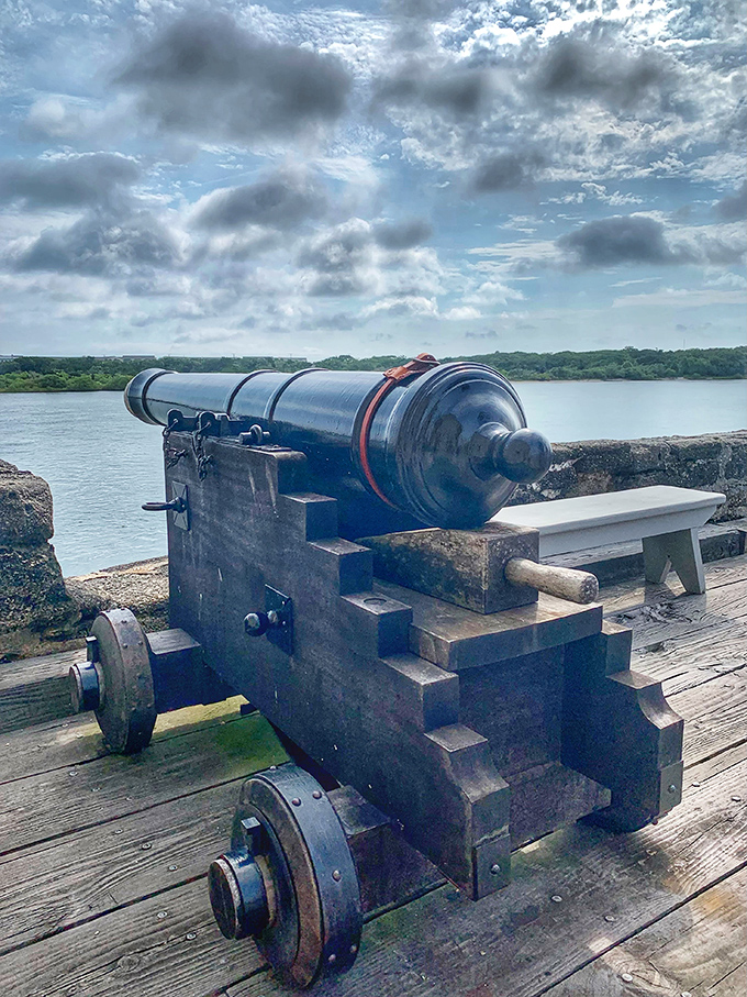 This isn't your average lawn ornament &ndash; this naval cannon once delivered very persuasive diplomatic messages to unwelcome ships.