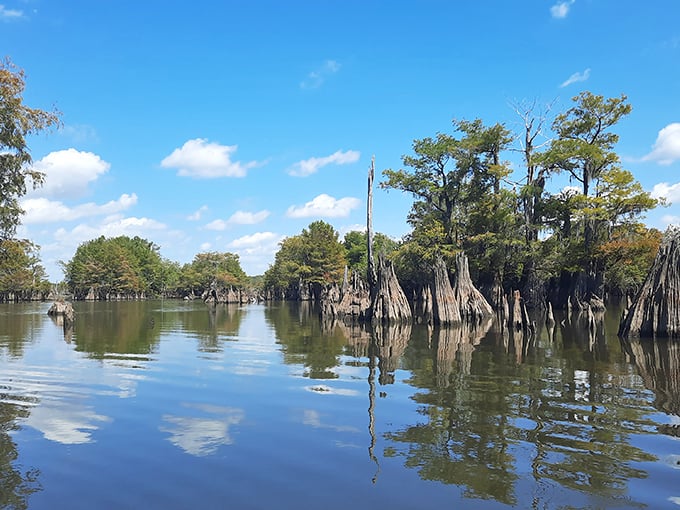 The sign tells the geological story, but nothing prepares you for the otherworldly beauty waiting just beyond.