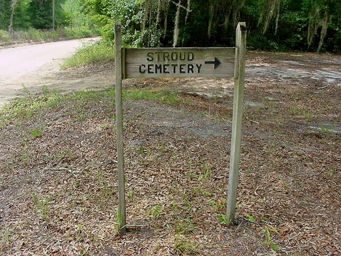 This unassuming signpost points the way to one of Florida's most authentic historical experiences, far from tourist crowds.