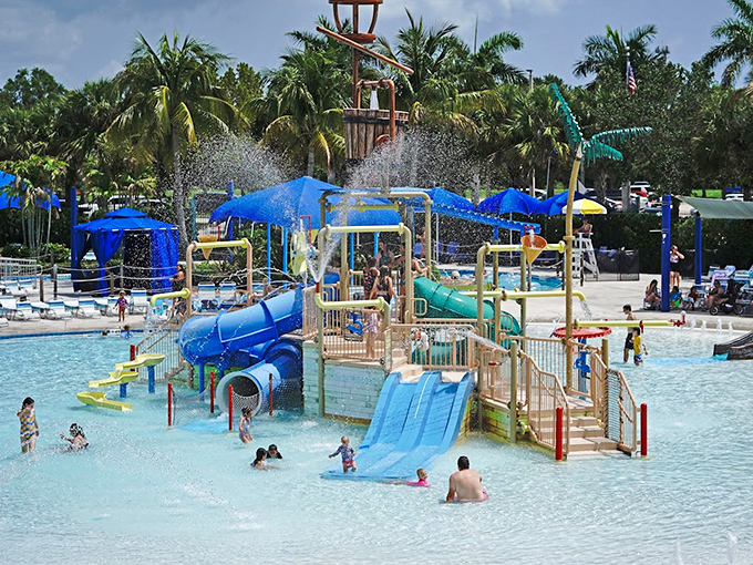 Where childhood joy meets adult-sized slides, creating a multi-generational playground that makes everyone forget they own smartphones.