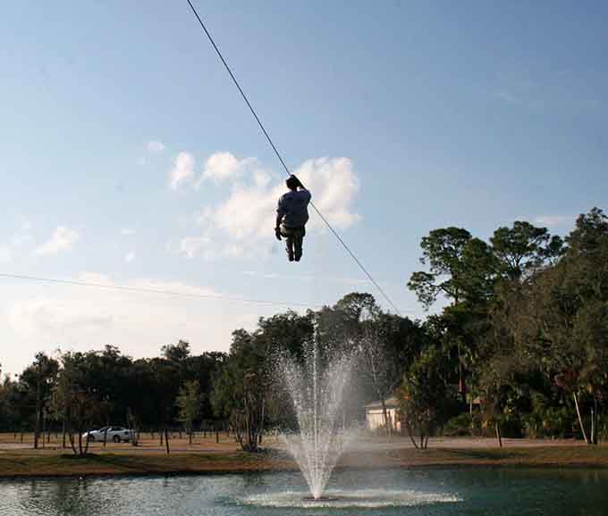 This aerial adventure proves that the best way to see a zoo is from way up high.
