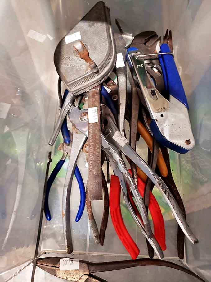 This jumble of well-worn pliers isn't just tools &ndash; it's a testament to craftsmanship from an era when things were built to last generations, not just warranty periods.