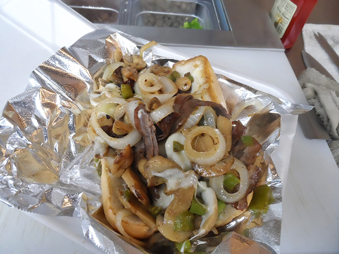 Behold the cheesesteak &ndash; a glorious mess of griddled meat, melted cheese, and caramelized onions that requires multiple napkins and zero regrets.