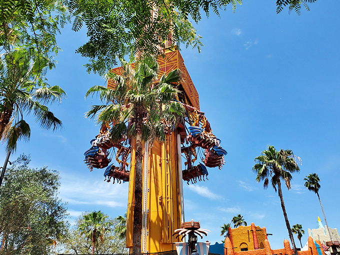 Falcon's Fury: The only ride that accurately simulates what it feels like when you realize you've sent that text to the wrong person.