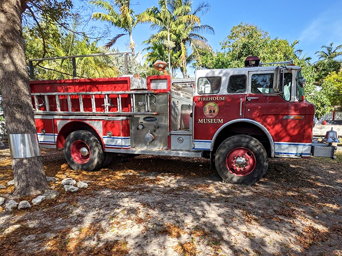 This beautifully preserved fire engine isn't just a shiny red showpiece&mdash;it's a mechanical time capsule of life-saving innovation.