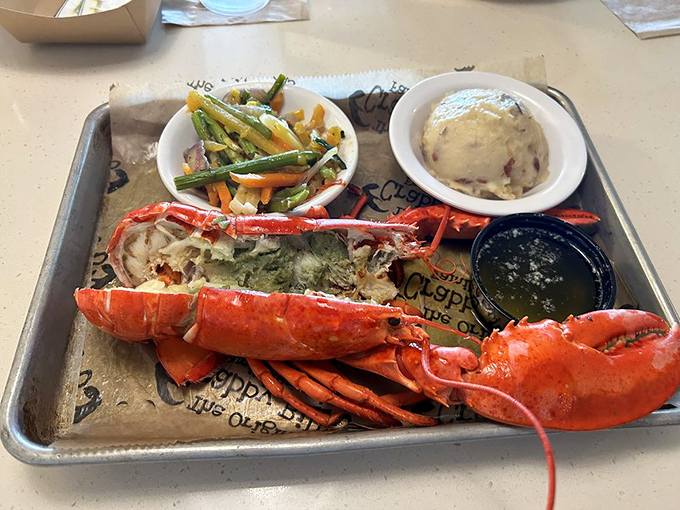 Maine lobster that doesn't just arrive at your table &ndash; it makes an entrance, complete with drawn butter that glistens like liquid gold.