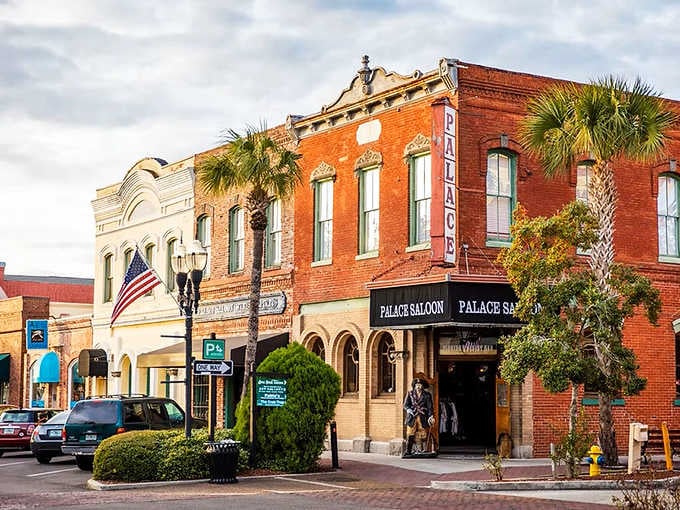 The Palace Saloon stands proudly as Florida's oldest bar, where ghost stories come complimentary with your beverage of choice.
