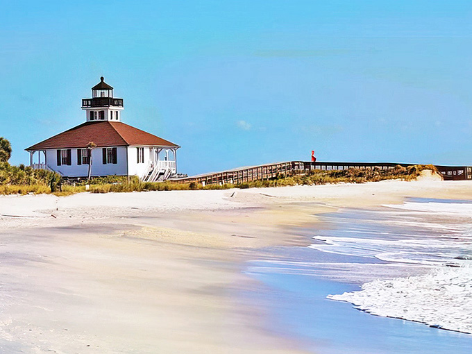 This lighthouse has been Instagram-worthy since the 1890s, standing sentinel over Boca Grande's shores long before "selfie" entered our vocabulary.