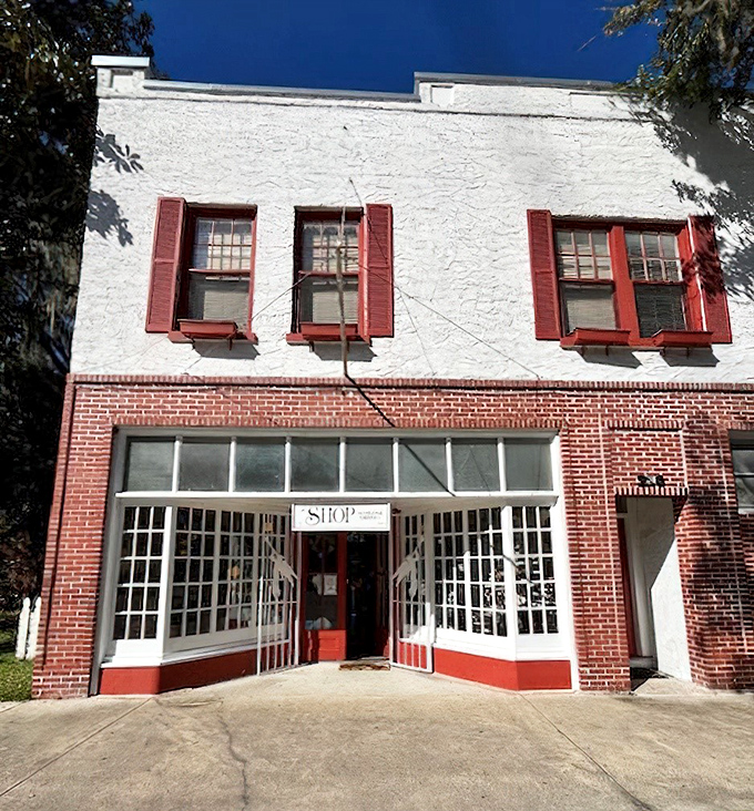 This charming storefront could be straight from a movie set, but the authentic vintage treasures inside are the real stars.
