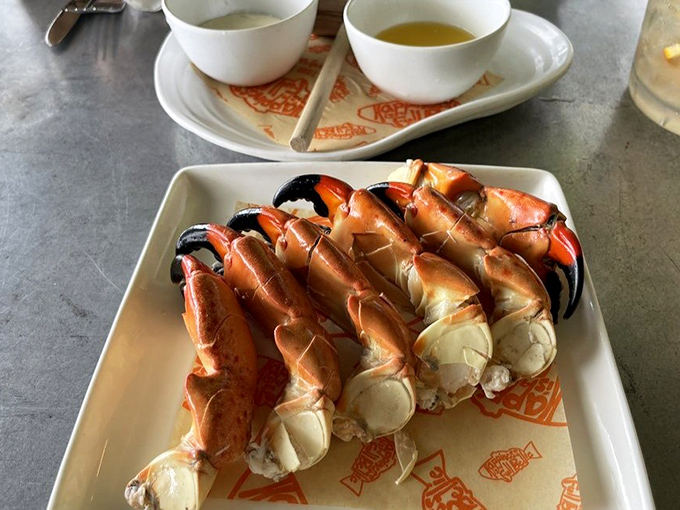 Pre-cracked for your convenience but not for lack of adventure, these stone crab claws deliver sweet, tender meat that's worth every bit of effort.