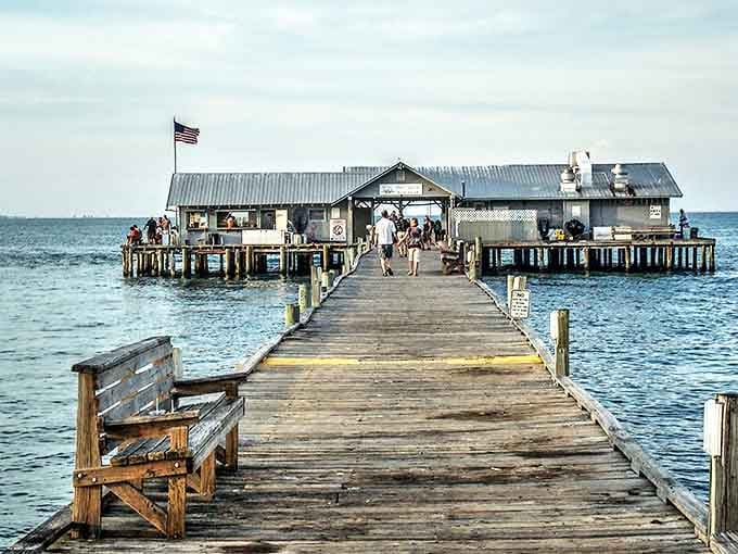 Dine over the water where the fish on your plate might have been swimming under your feet that morning.