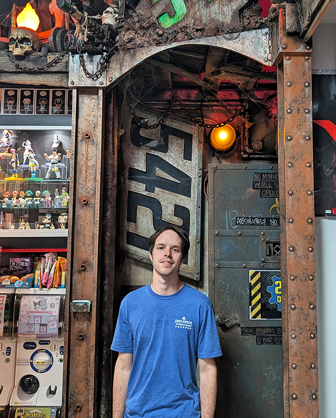 The doorway to Vault 5421 isn't just an entrance &ndash; it's a threshold between worlds, guarded by passionate keepers of geek culture.