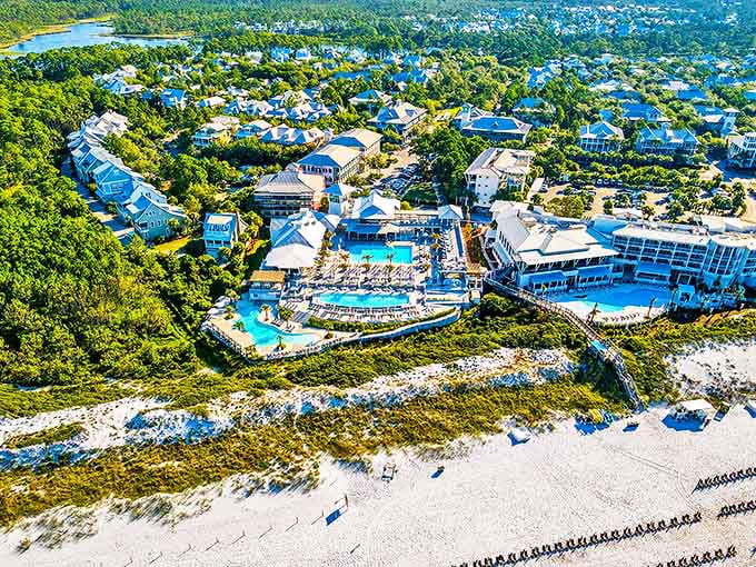 WaterColor Beach Club offers a slice of paradise with its stunning pools overlooking the Gulf&mdash;where relaxation isn't just suggested, it's practically mandatory.