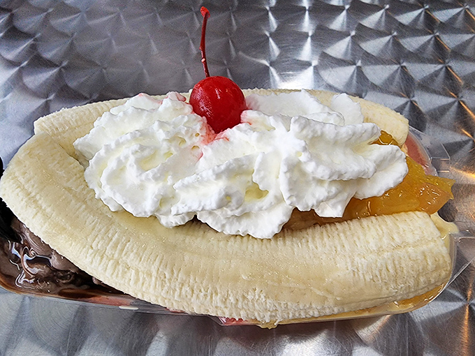 That cherry on top isn't just decoration, it's a tiny red declaration of victory over every boring dessert you've ever encountered.