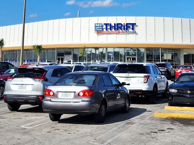 From this angle, you can truly appreciate the industrial scale of this thrifting metropolis &ndash; comfortable shoes are not optional, they're mandatory.