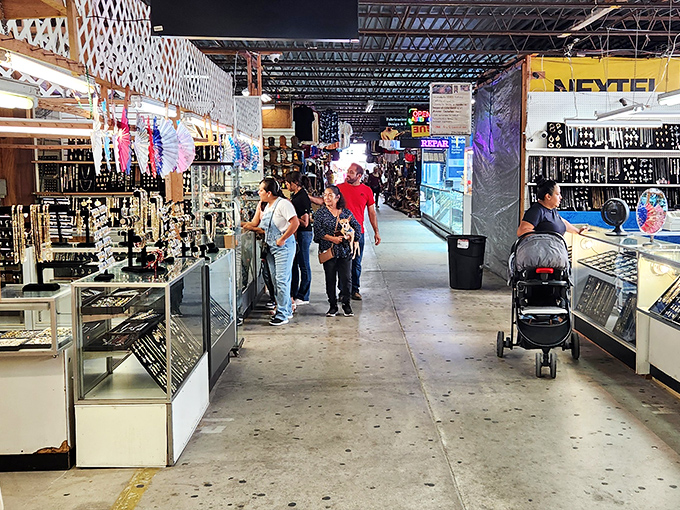 The indoor marketplace hums with the energy of discovery, where finding that perfect something is always just one booth away.