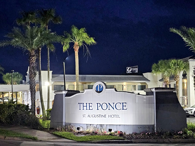 St. Augustine's historic Ponce de Leon Hotel, now Flagler College, maintains its fountain tradition where modern students walk where Gilded Age guests once strolled.