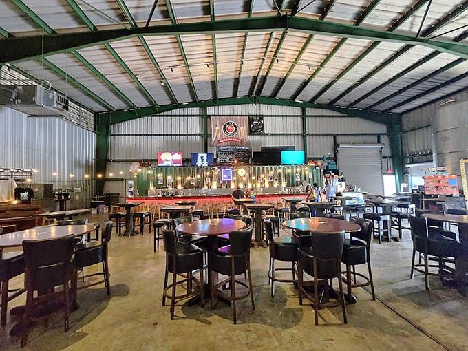 That industrial-chic tasting room proves that wineries can rock the warehouse look with style.
