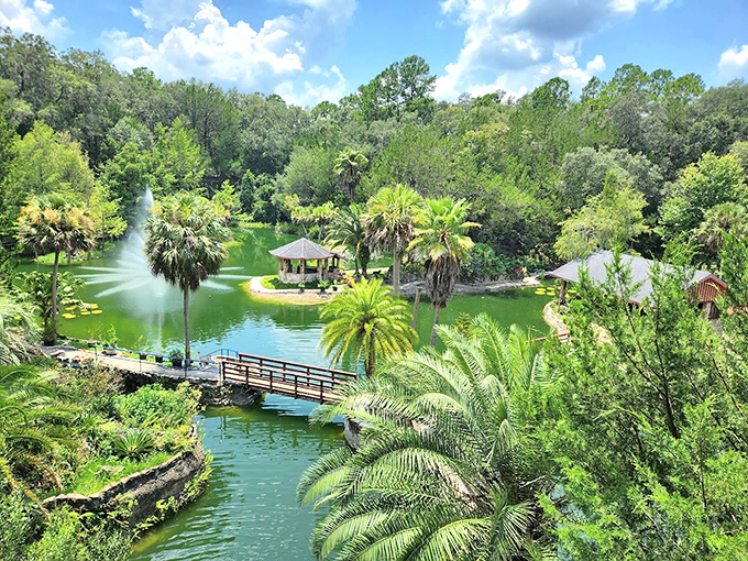 Cedar Lakes Woods and Gardens transforms an old quarry into a botanical wonderland that would make Monet reach for his paintbrush.