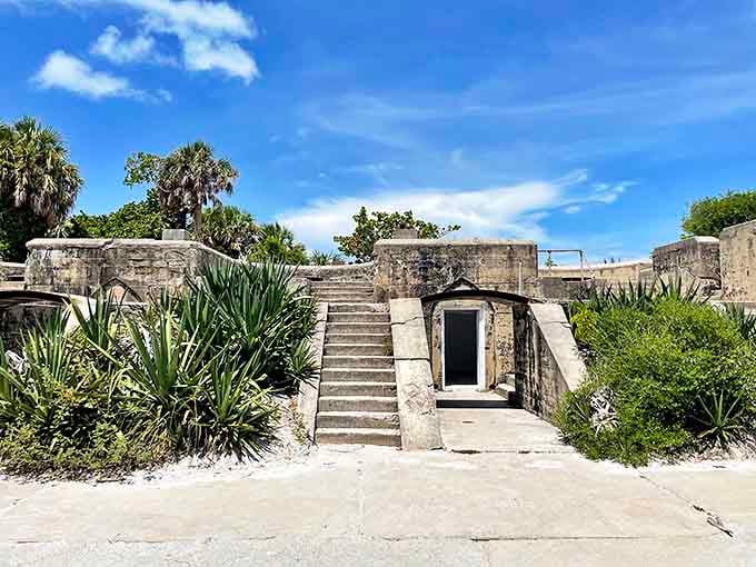 These weathered steps lead to panoramic Gulf views that make your social media followers wonder if you've discovered a lost civilization.