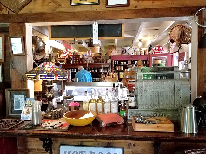 Behind this counter, generations of storekeepers have measured, weighed, and wrapped goods while dispensing equal parts products and wisdom.