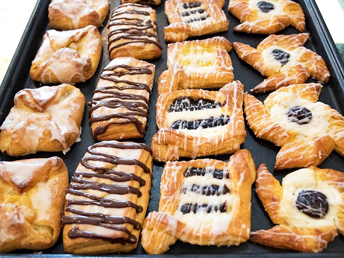 Danish Pastries: Flaky, glazed, and unapologetically indulgent &ndash; these Danish would make actual Danes weep with pride or jealousy, possibly both.