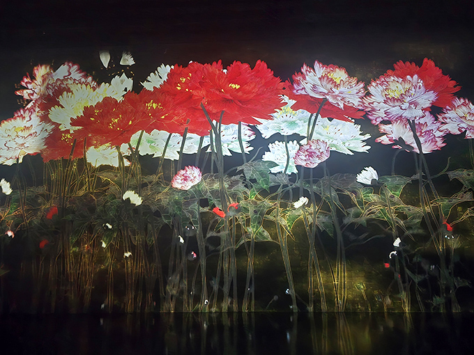 Digital flowers bloom and fade in this ever-changing garden where nothing dies and everything responds to your presence like nature's most attentive butler.