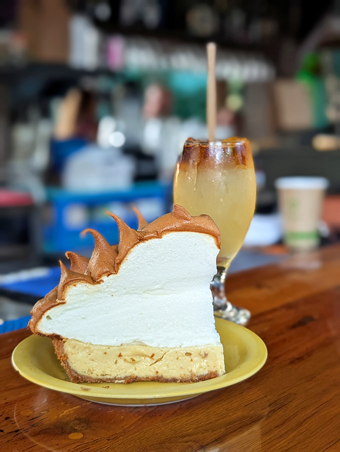 That's not just key lime pie &ndash; it's a towering meringue masterpiece that should have its own Instagram account and fan club.
