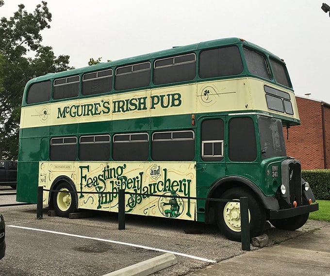 McGuire's rolling landmark proudly displays its invitation to "Feasting, Imbibery and Debauchery" &ndash; three activities the Irish have perfected over centuries.