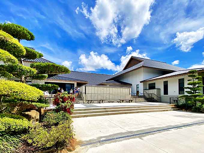 Tranquility finds its perfect expression in this Japanese garden oasis, where every stone and plant tells a story.