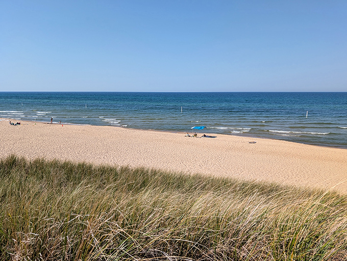 Oval Beach's pristine shoreline consistently ranks among America's best beaches, where Lake Michigan masquerades convincingly as an ocean.